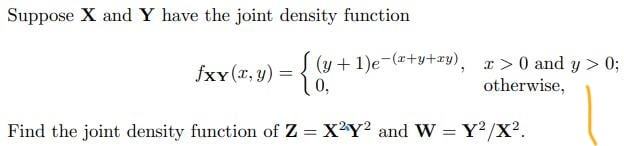 Solved Suppose X and Y have the joint density function | Chegg.com