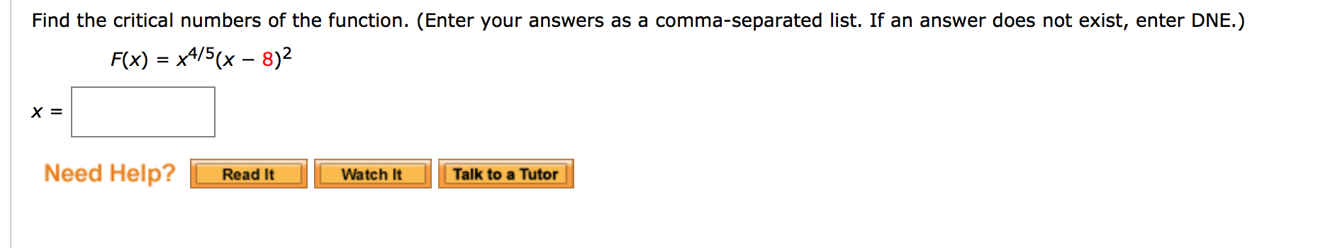 Solved Find the critical numbers of the function. (Enter | Chegg.com