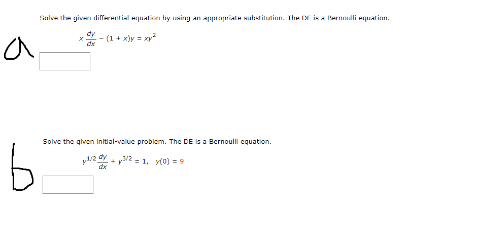 Solved Solve The Given Differential Equation By Using An
