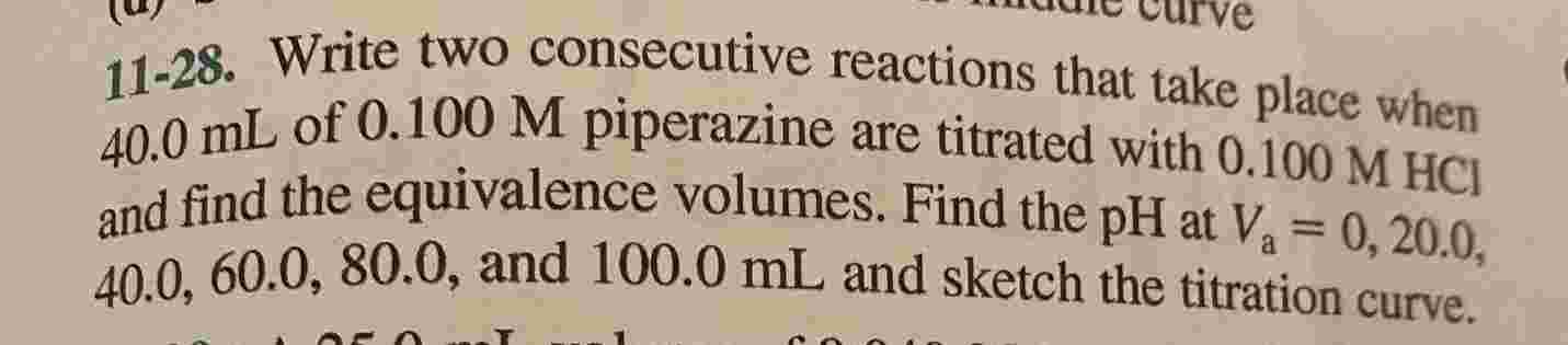 Solved Write two consecutive reactions that take place | Chegg.com