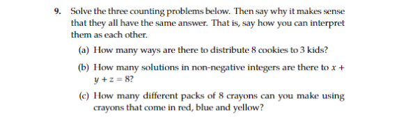 Solved 5. How many integer solutions are there to the | Chegg.com