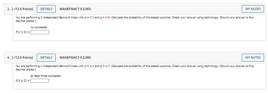 Solved 3. [-/12.5 Points] DETAILS WANEFMAC7 9.2.003. MY | Chegg.com