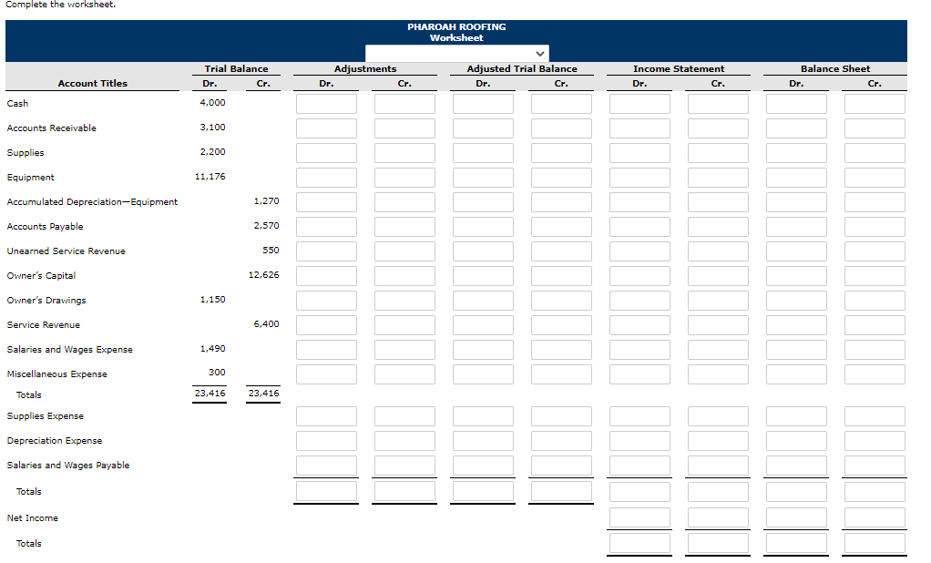 Solved Problem 4-01A a-d (Part Level Submission) The trial | Chegg.com