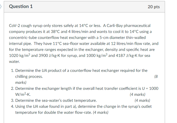 Solved Question 1 20 pts CoV-2 cough syrup only stores | Chegg.com