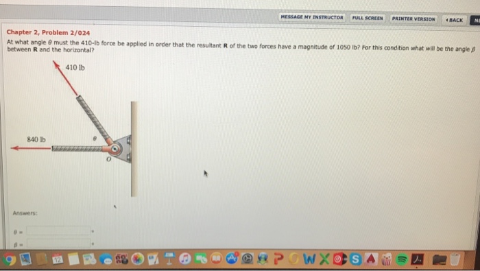 Solved MESSAGE MY INSTRUCTOR FULL SCREEN PRINTER VERSION | Chegg.com