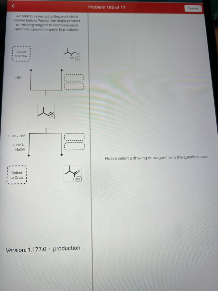 Solved A common alkene starting material isshown below. | Chegg.com Solved A common alkene starting material isshown below. | Chegg.com
