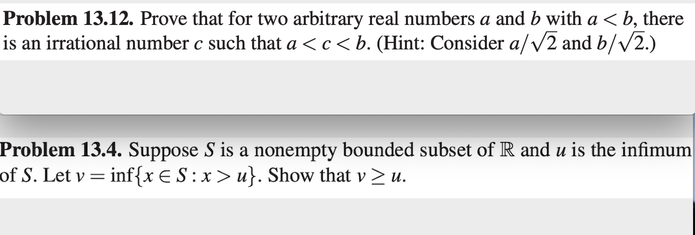 Solved Problem 1312 Prove That For Two Arbitrary Real