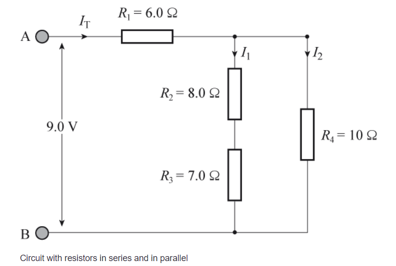 Solved Calculate the current IT, which flows through | Chegg.com