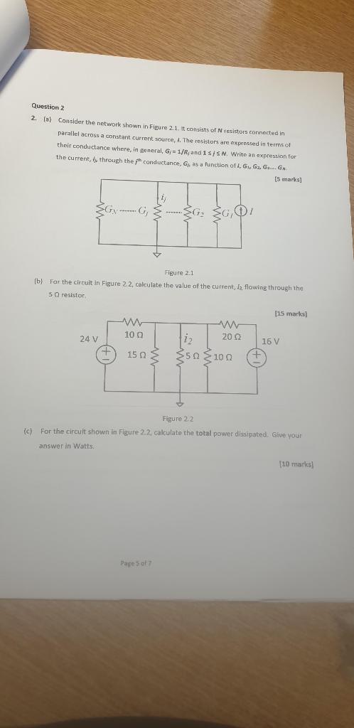 Solved Question 2 2. (a) Consider the network shown in | Chegg.com