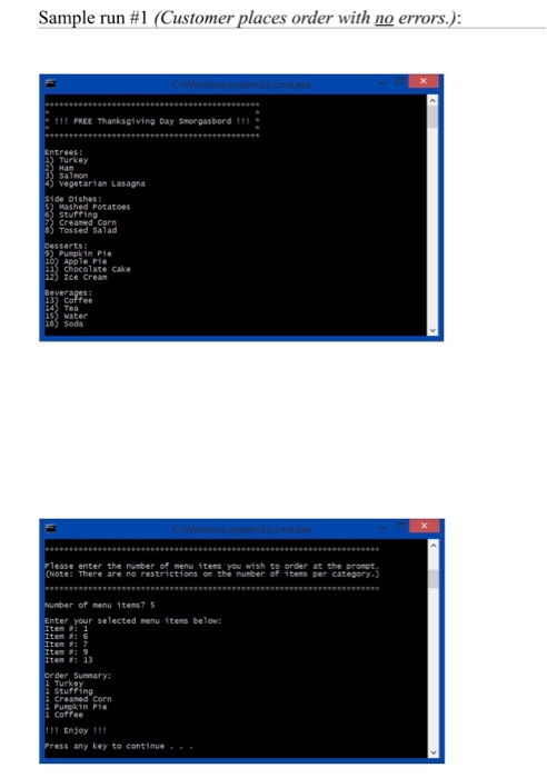 Solved Your program should include appropriate comments and | Chegg.com