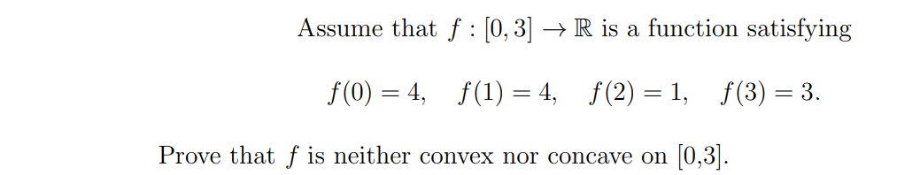 Solved Assume that f : [0,3] → R is a function satisfying | Chegg.com