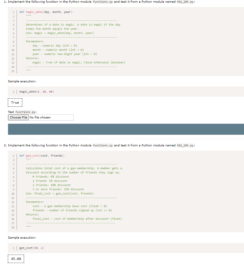 Solved Please write a program in python that satisfies the | Chegg.com