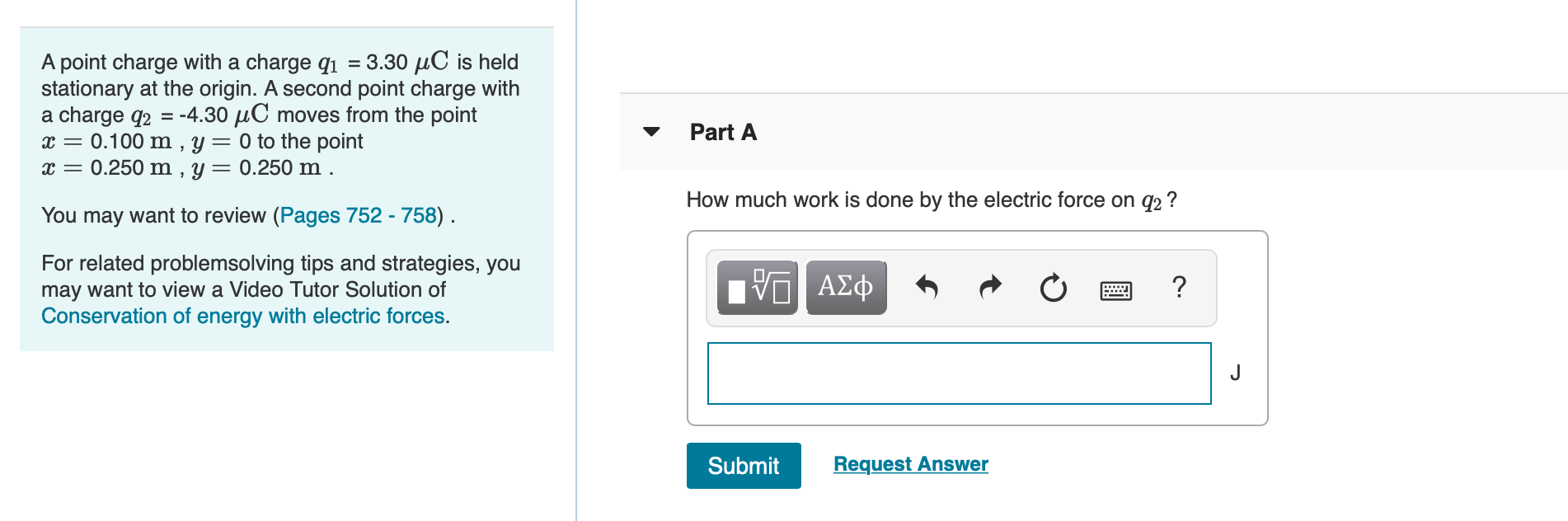 Solved Constants In a certain region of space the electric | Chegg.com