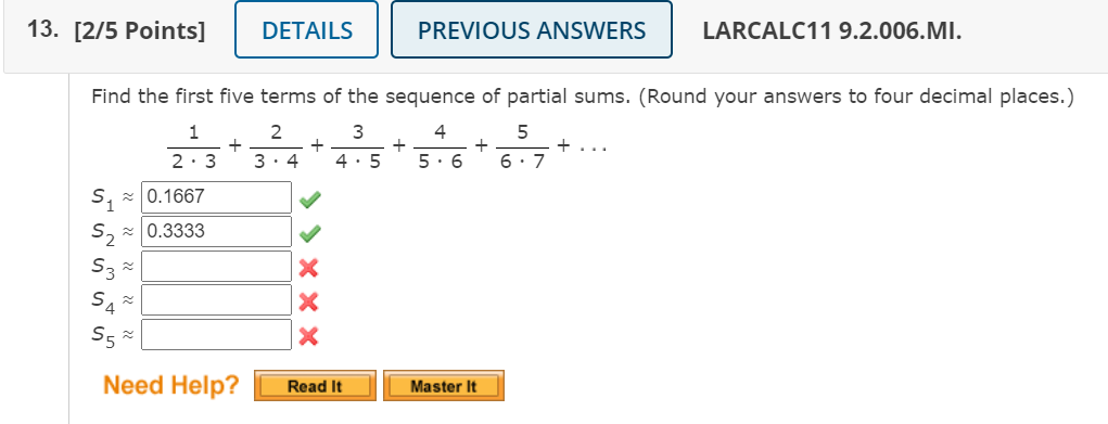 Solved 12. [-17 Points] DETAILS LARCALC11 9.1.083. Consider | Chegg.com