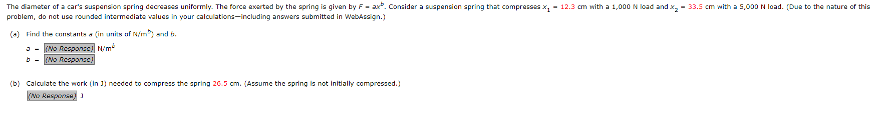 Solved problem, do not use rounded intermediate values in | Chegg.com