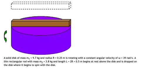 Solved a. What is the initial angular momentum of the rod | Chegg.com