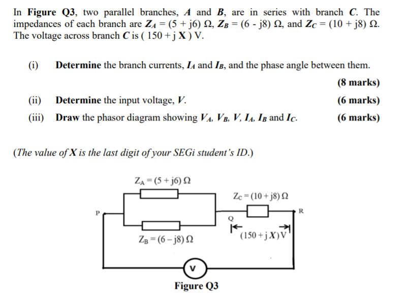 Solved In Figure 3, two parallel branches, A and B, are in | Chegg.com