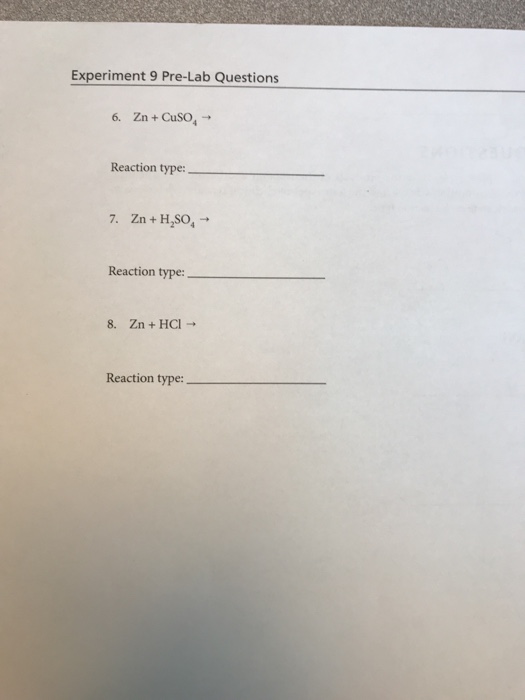 Solved Name Date PRE-LAB QUESTIONS For each step of the | Chegg.com