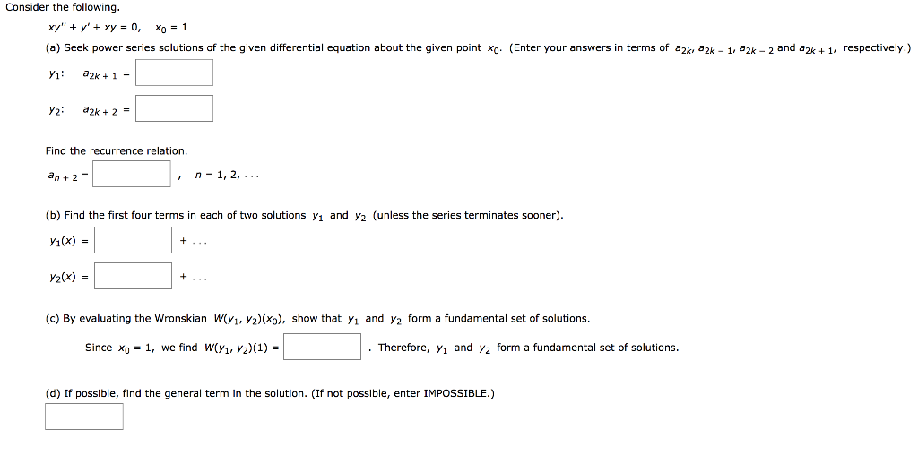 Solved Consider the following. xy Solved Consider the following. xy
