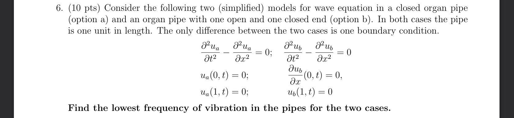 Solved 6. (10 pts) Consider the following two (simplified) | Chegg.com