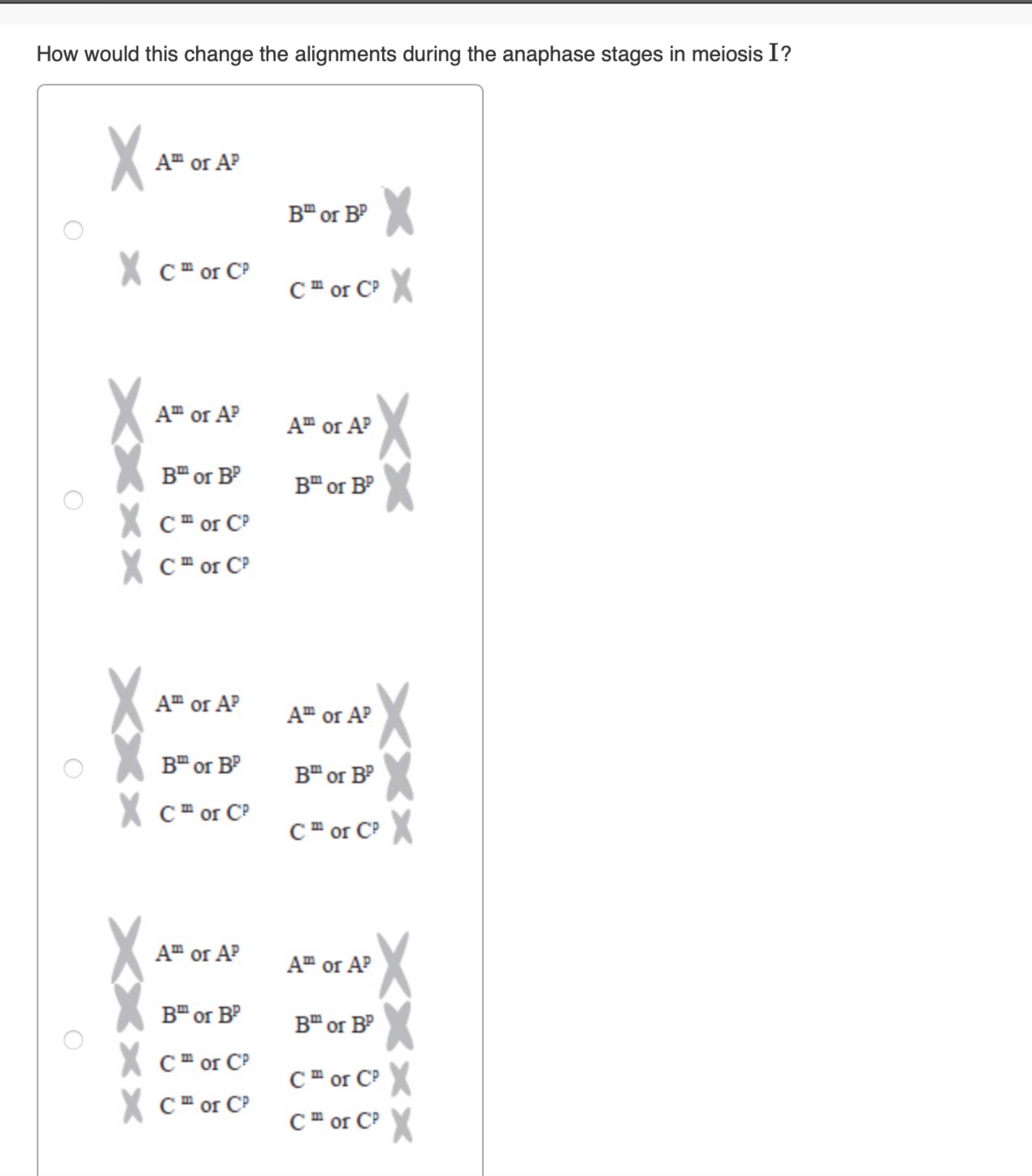 Solved How would this change the alignments during the | Chegg.com