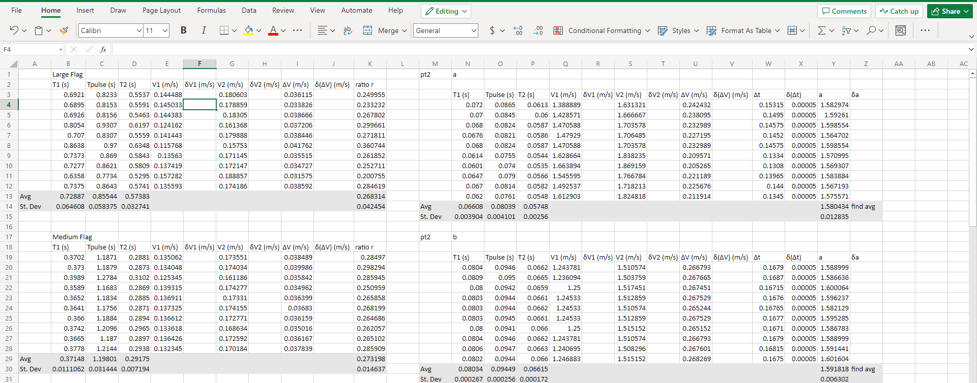 Hello, I need help with this lab I did in physics. | Chegg.com