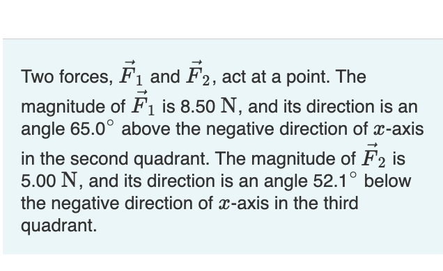 Solved What is the x-component of the resultant force? | Chegg.com