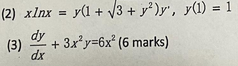 Solved Solve the differential equation or initial value | Chegg.com