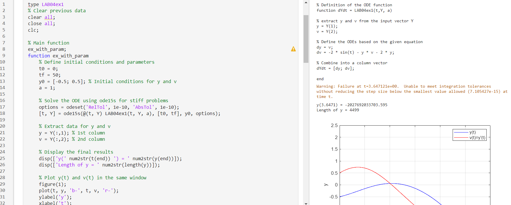 Solved matlab assignment. I keep running into issues. I | Chegg.com