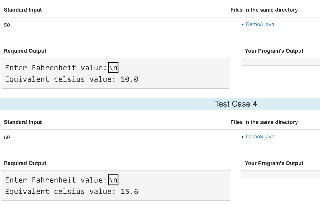Solved *Demo3.java This file is put in the same directory as | Chegg.com