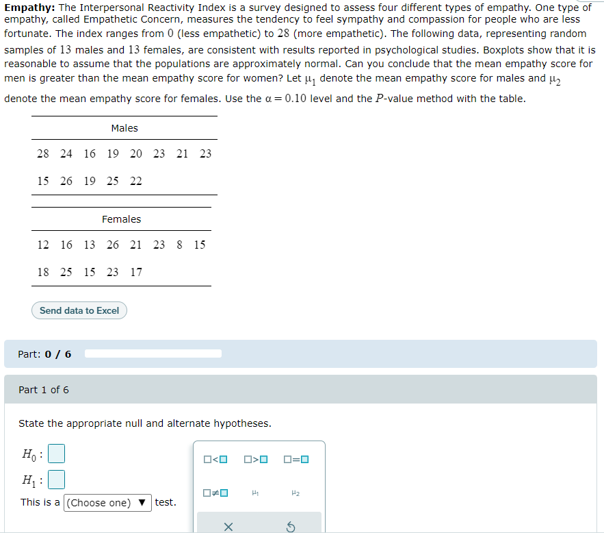 Solved Empathy: The Interpersonal Reactivity Index is a | Chegg.com