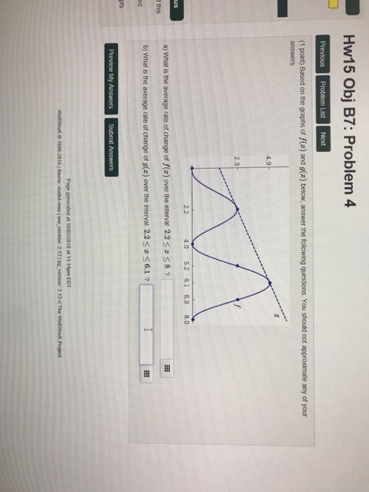 Solved Hw15 Obj B7: Problem 4 (1 point) Based on the graphs | Chegg.com