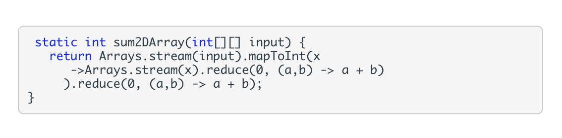 Solved Rewrite the following Java methods in three | Chegg.com