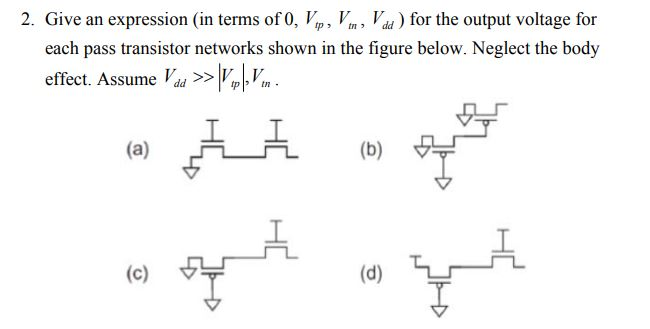 Solved 2. Give an expression (in terms of 0, Vp, Vm, Vai) | Chegg.com