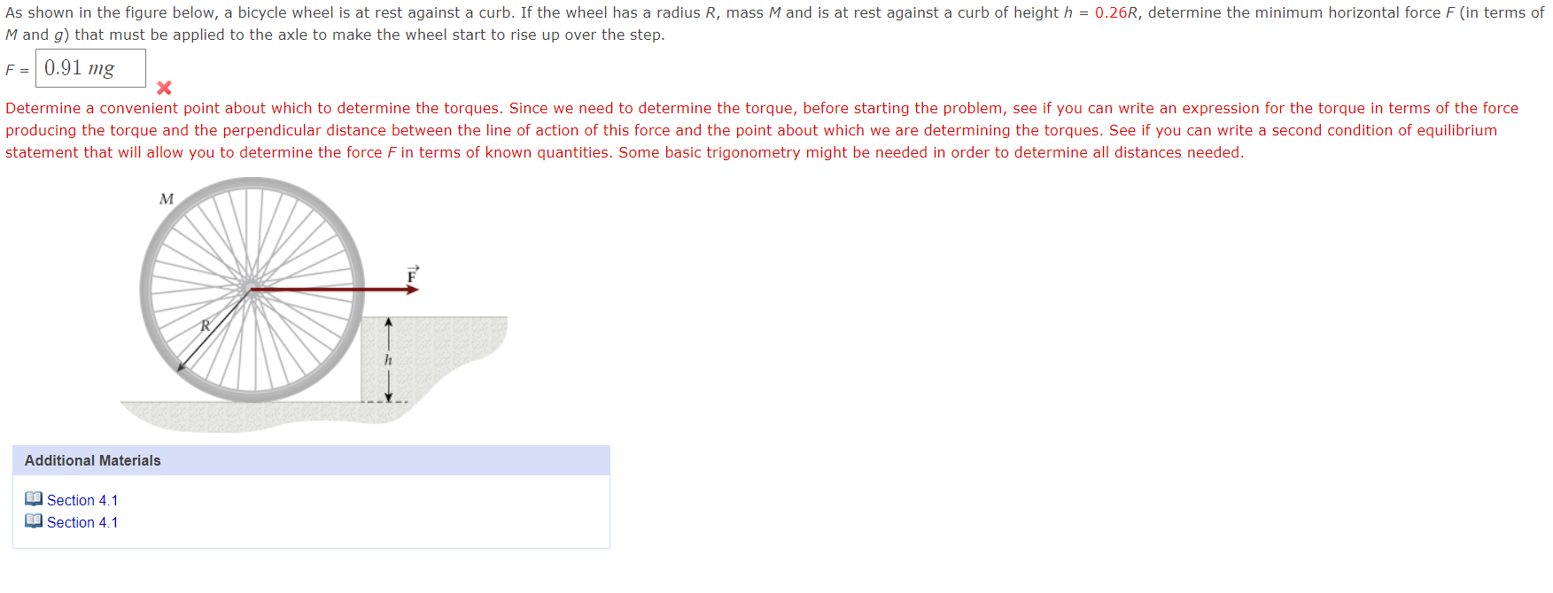 Solved As shown in the figure below, a bicycle wheel is at | Chegg.com