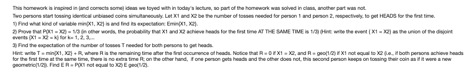 Solved This homework is inspired in (and corrects some) | Chegg.com