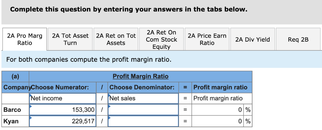 Solved Problem 13-5A Comparative ratio analysis LO A1, | Chegg.com