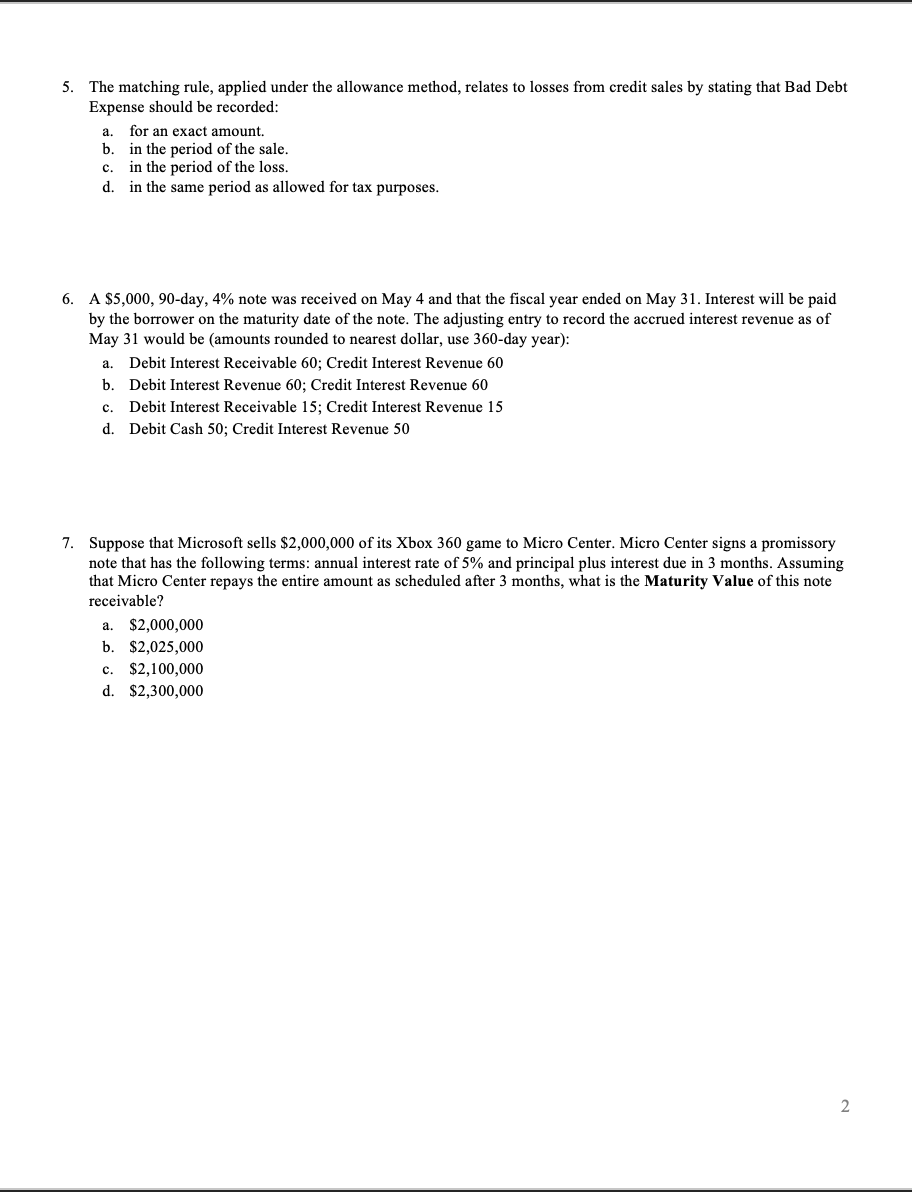 Solved Name: ACC 101 Lab — Spring 2021 Lab Assignment #6 | Chegg.com