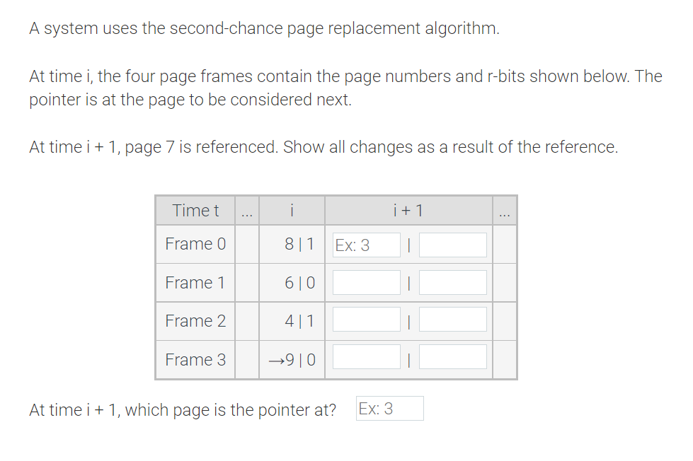 Solved A system uses the second-chance page replacement | Chegg.com