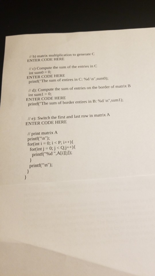 Solved 4. Consider the sample program provided below. In the | Chegg.com