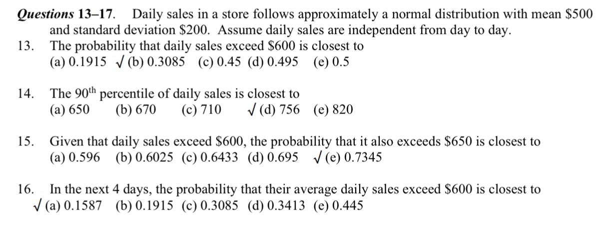 Solved Can you teach me how to solve Q15 and Q16 | Chegg.com