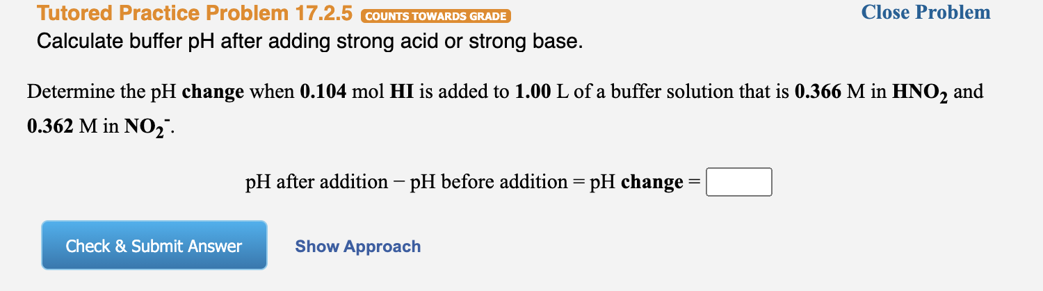 Solved Close Problem Tutored Practice Problem 17.2.5 COUNTS | Chegg.com