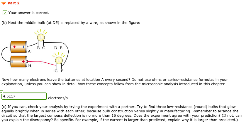 Solved Part2 Your answer is correct. (b) Next the | Chegg.com