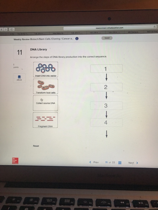 Solved Weekty Review Blotech/Stem Cells /Cloning/Cancera DNA | Chegg.com