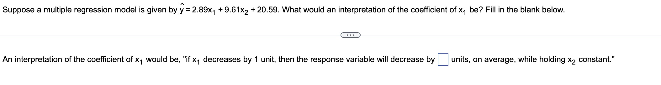 Solved Suppose a multiple regression model is given by | Chegg.com