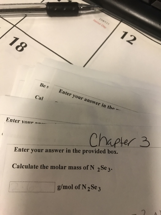 Solved Bes Enter your answer in the . Cal - Enter vonr | Chegg.com