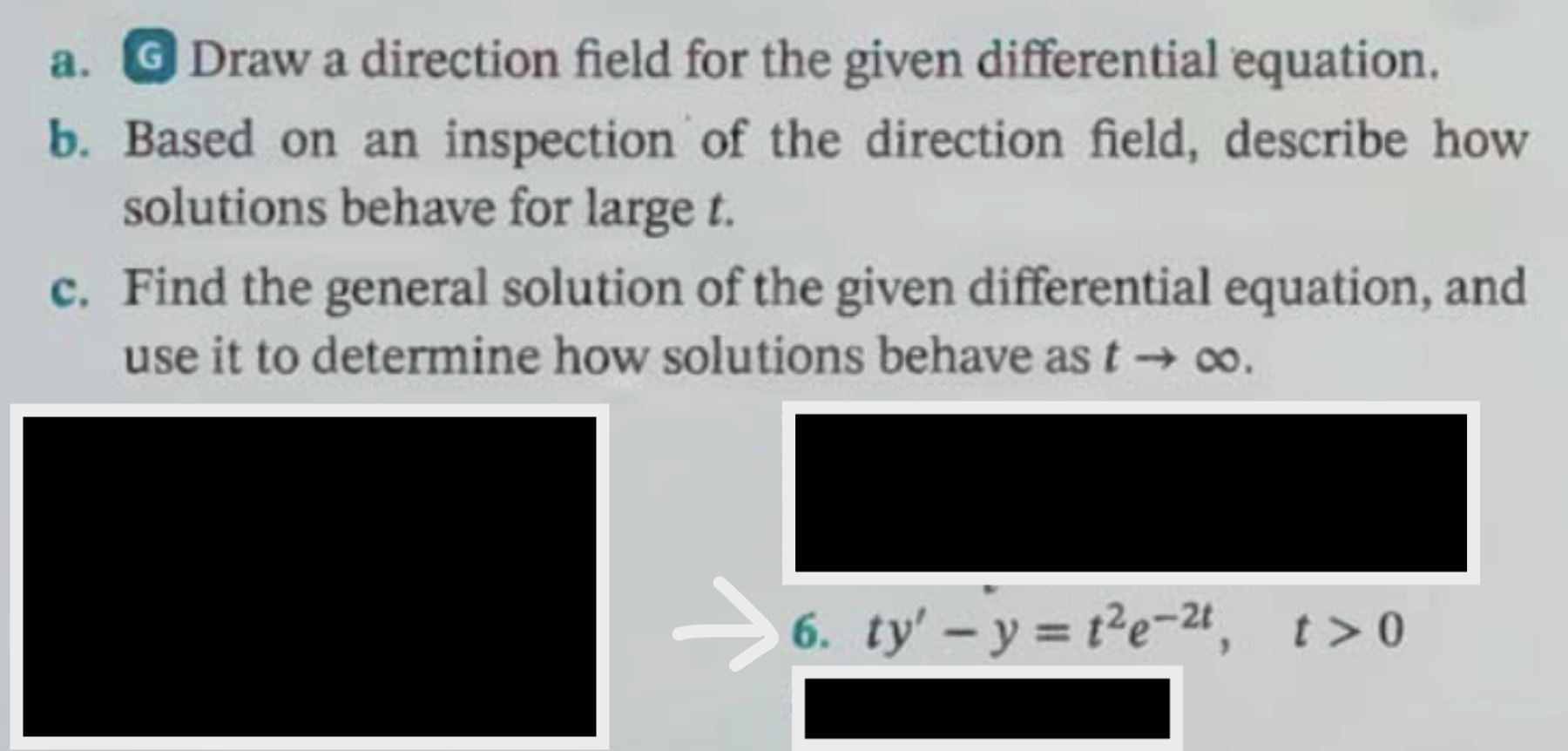 Solved a. G ﻿Draw a direction field for the given | Chegg.com