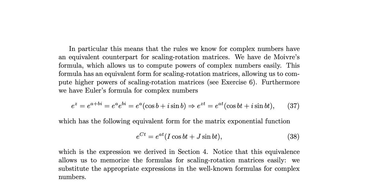 Solved 6 Complex numbers and the C-matrix You may have | Chegg.com