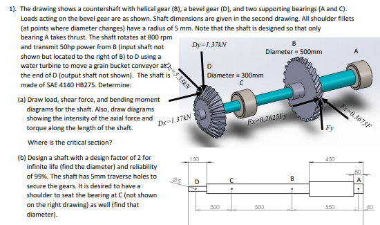 Helical Gear Sketch