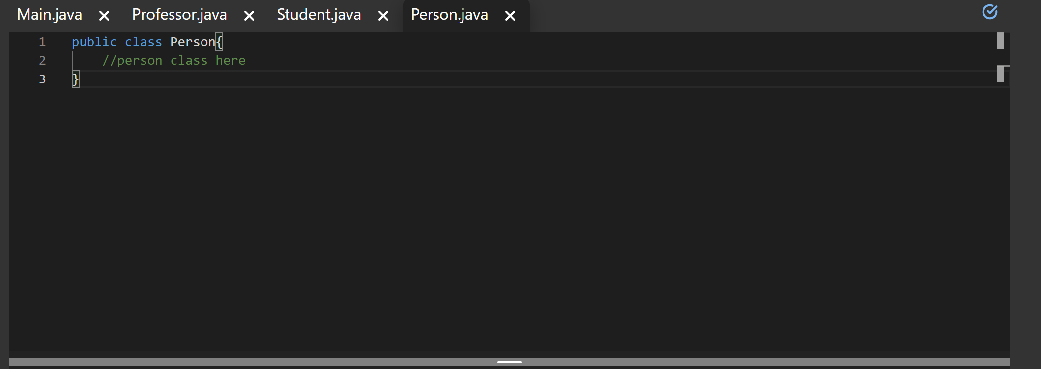 Solved ITSC 1213 - Inheritance Part 3 *** Please answer all | Chegg.com